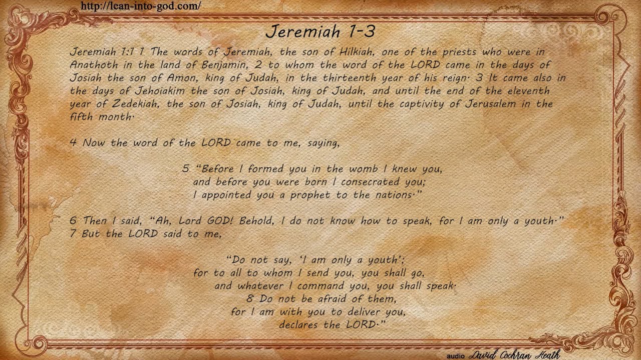 Jeremiah 1-3 - YouTube