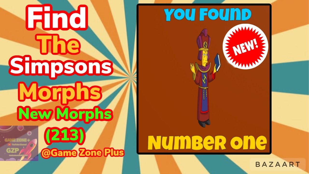 NEW UPDATE (213) How to find “” Morph in Find the Simpsons Game # ...