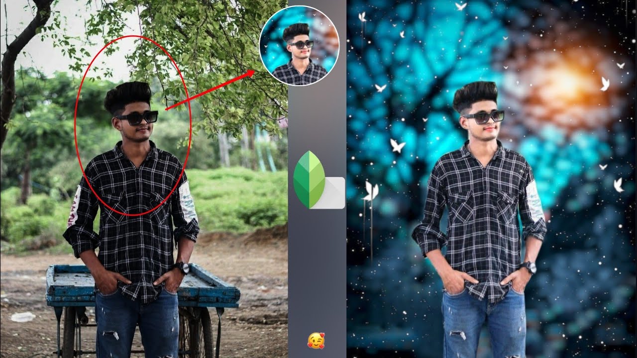Snapseed HD CB Background Change Photo Editing | Creative Background ...