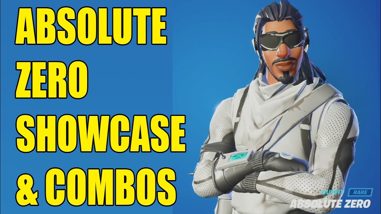 ABSOLUTE ZERO SKIN SHOWCASE & BEST COMBOS in Fortnite - YouTube