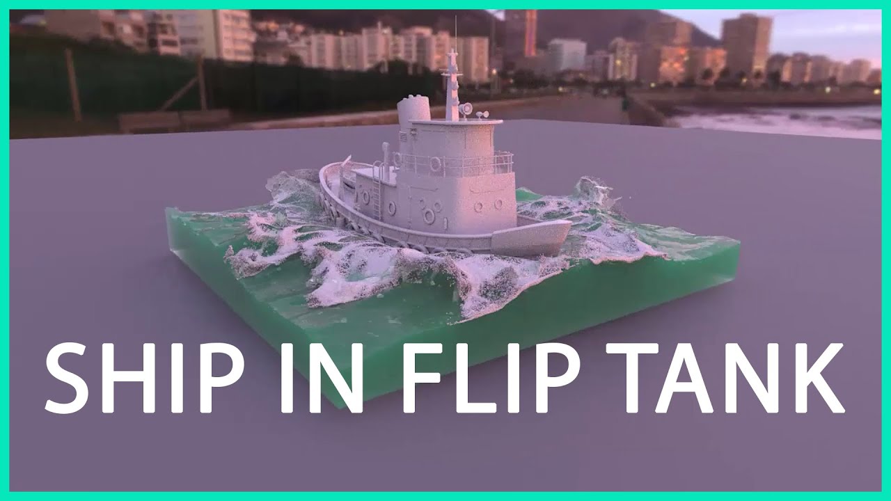 Ship in a Flip Tank Tutorial in Houdini - YouTube