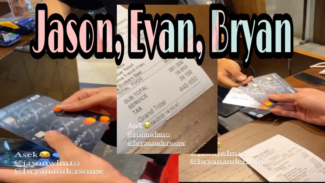 Jason William Winata, Evan, Bryan insta story Part 5 jumat 11 sept 2020 ...