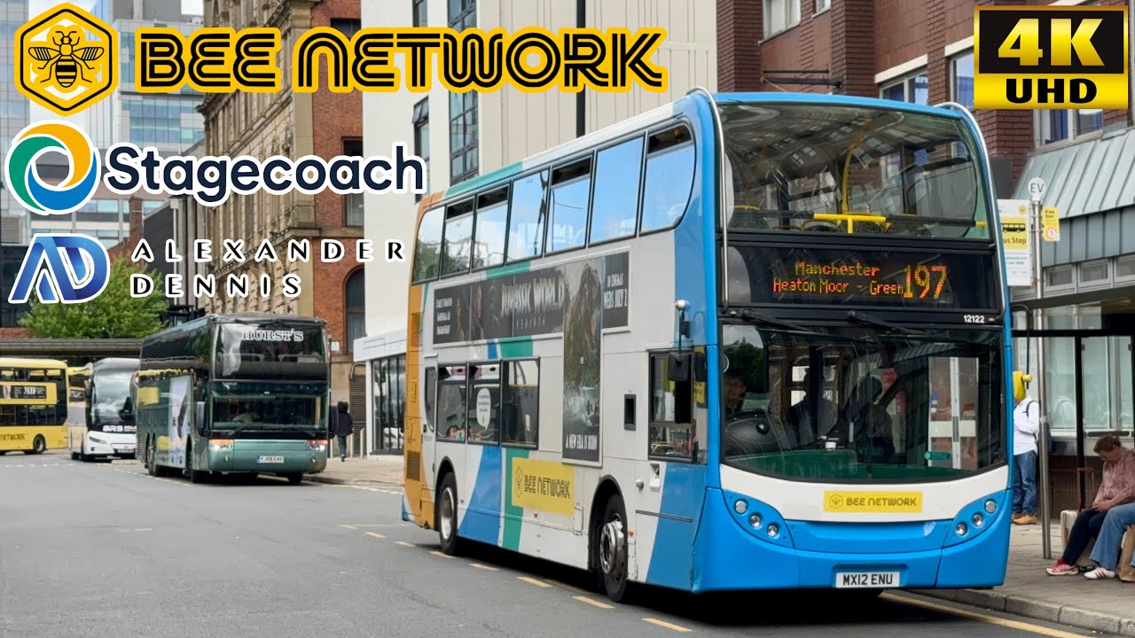 [Stagecoach Manchester Bee Network: 197 Manchester to Stockport via ...
