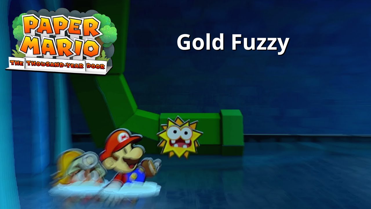 GOLD FUZZY boss fight | Paper Mario: The Thousand-Year Door - YouTube