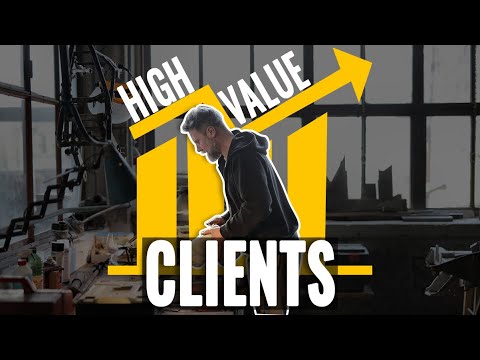 The key to getting high value clients - YouTube