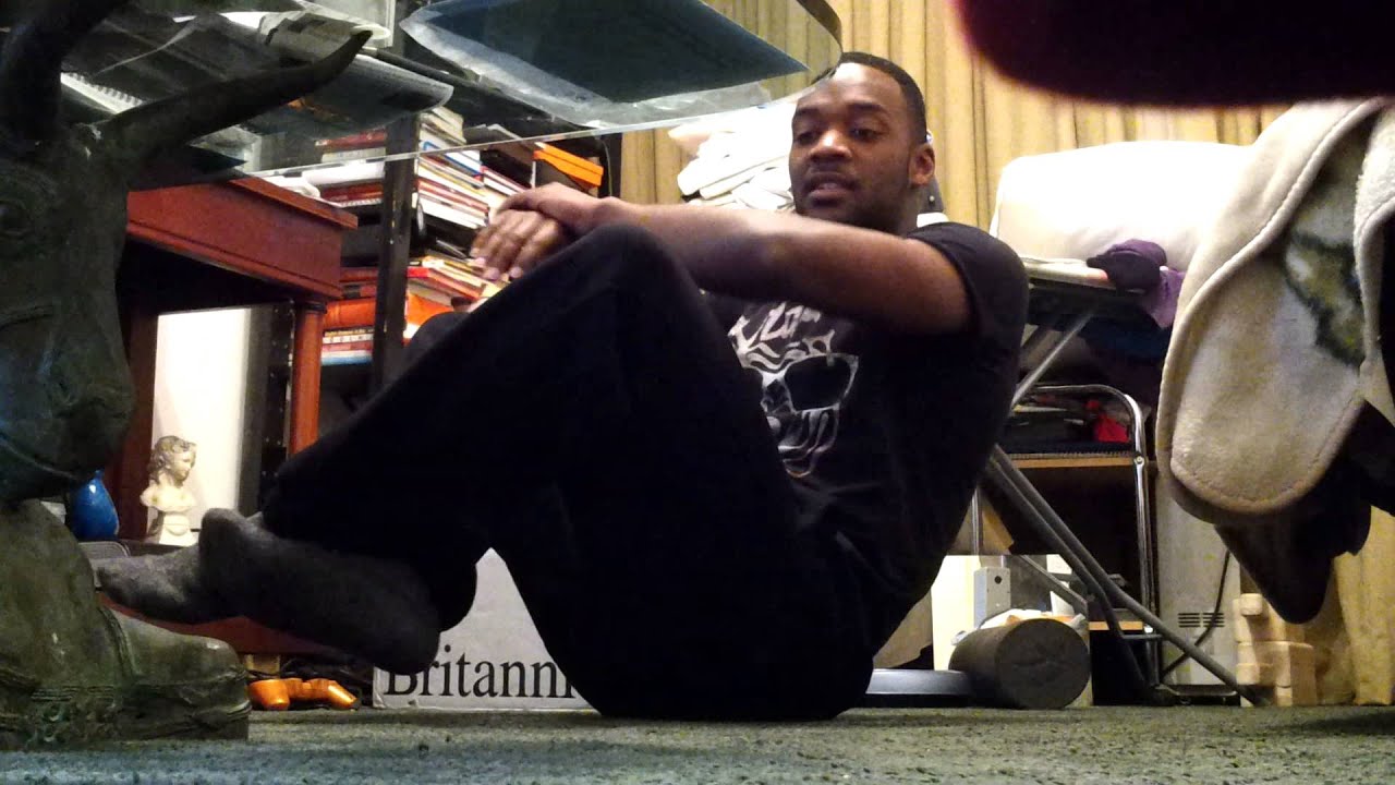 Home workout two, turtle rocks abdominal exercise - YouTube