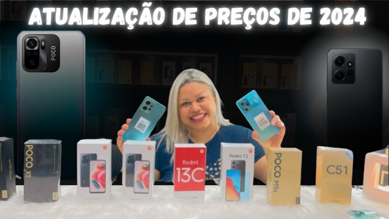 Atualização de preços dos aparelhos da Xiaomi aqui na mega Cell - YouTube
