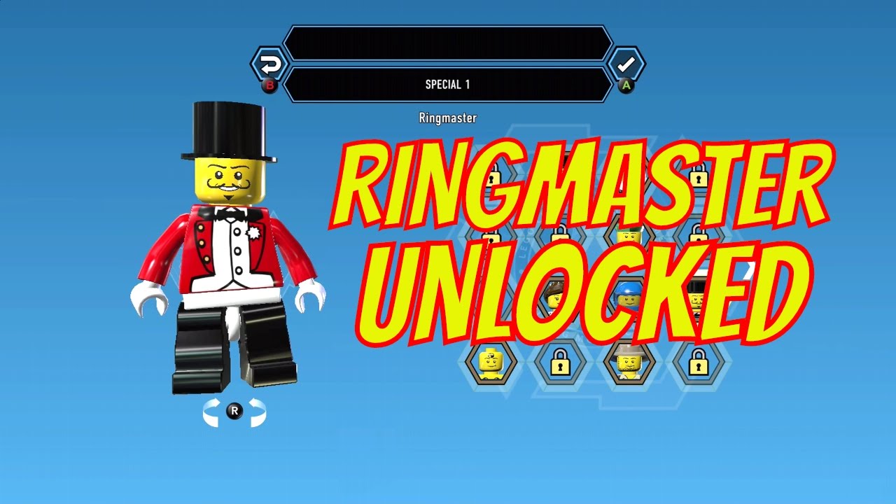 LEGO City Undercover Remastered Ringmaster Unlock Location and Free ...