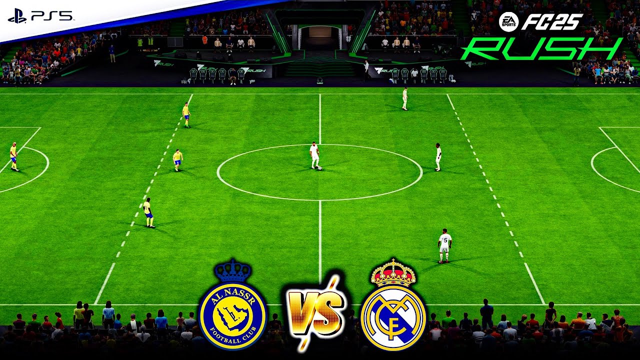 FC 25 RUSH - AL NASSR vs REAL MADRID🟢RONALDO vs MBAPPE l PS5 - YouTube