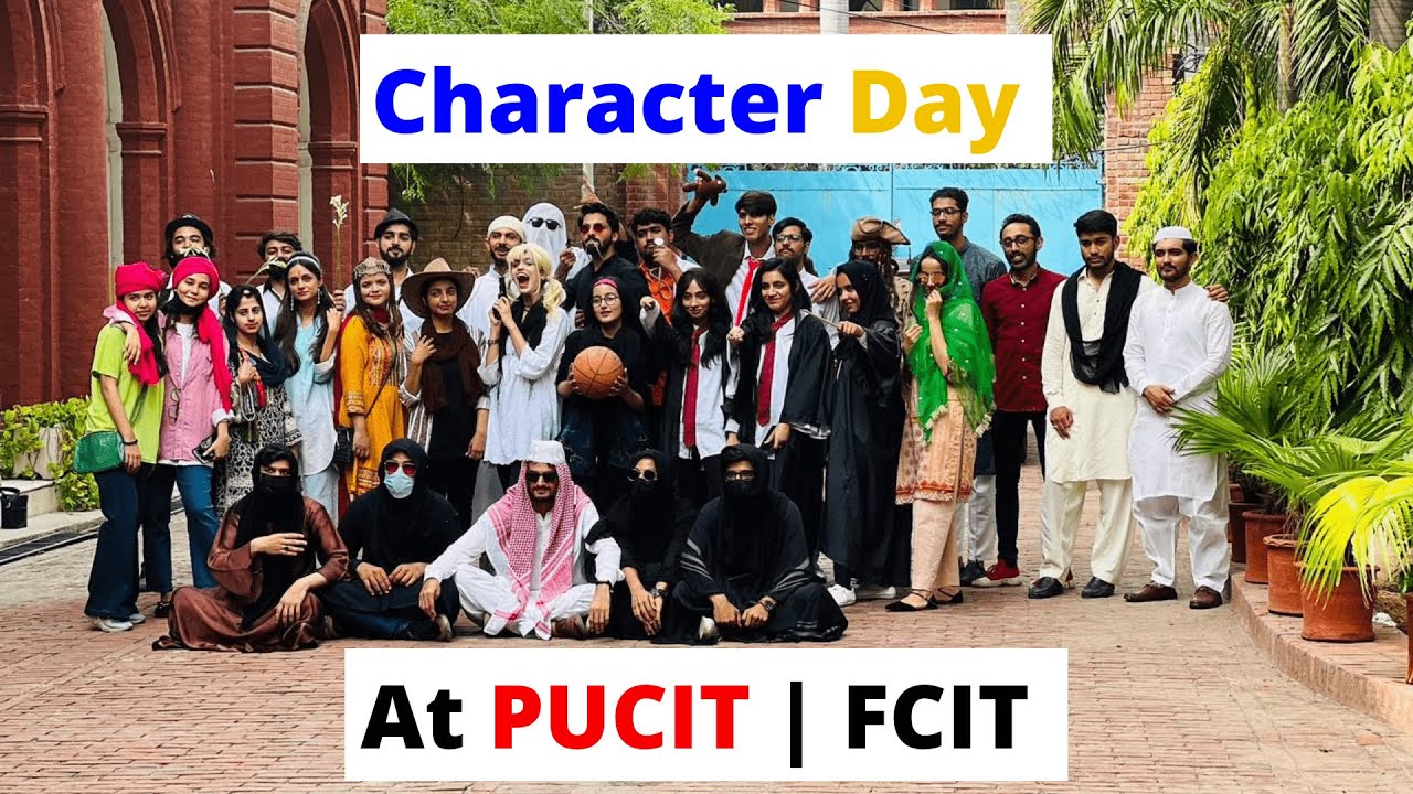 Character Day At PUCIT | FCIT | Punjab University Lahore - YouTube