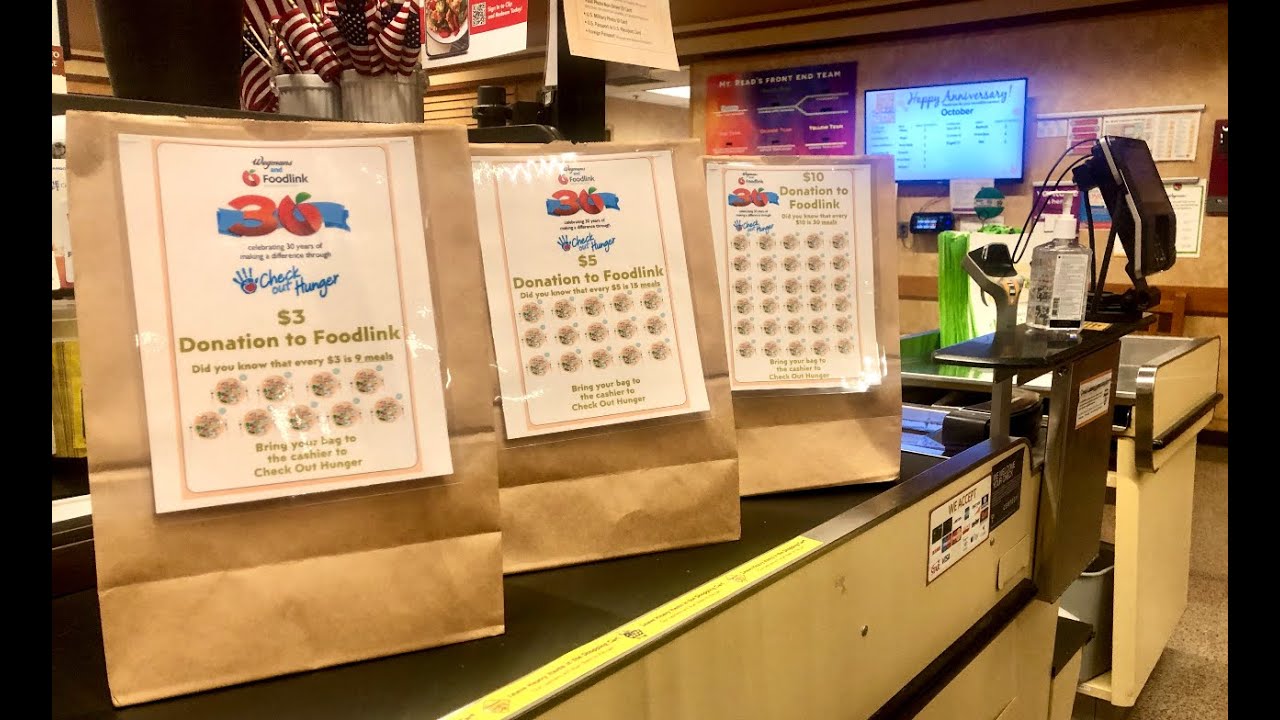 Wegmans Check Out Hunger campaign raises $687K for Foodlink! - YouTube