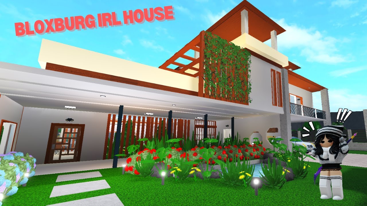 Bloxburg built irl house - YouTube