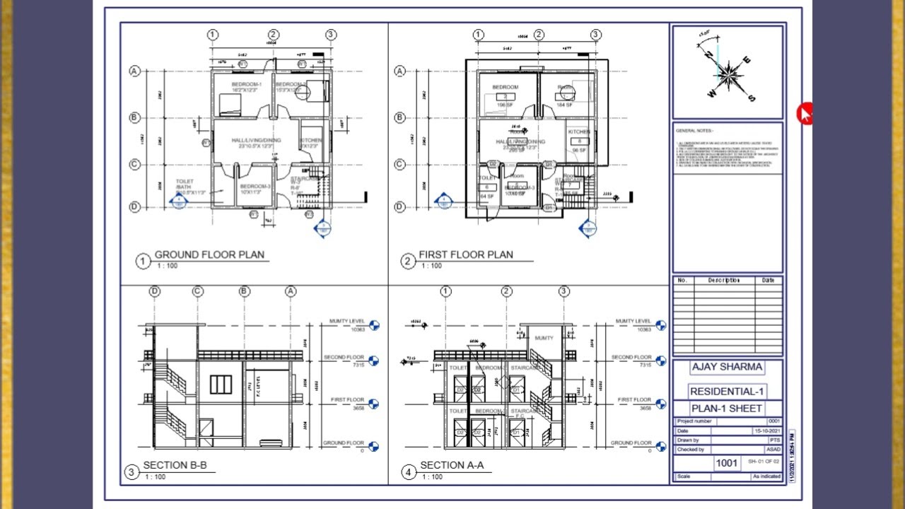 Complete House Design with Detailing in Revit Architecture | Revit ...