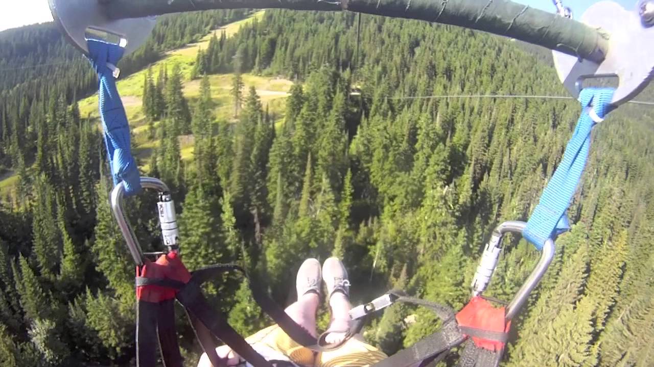 Whitefish Montana Zipline - YouTube