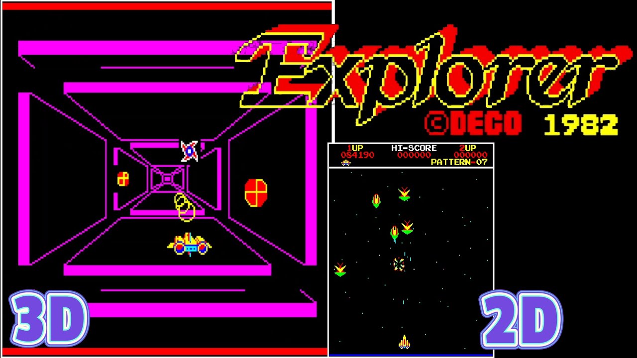 EXPLORER 1982 DATA EAST アーケード - YouTube
