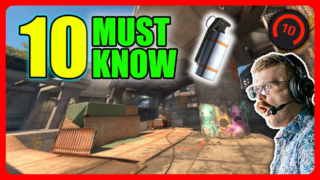 10 MUST KNOW Smokes To DOMINATE Overpass - YouTube