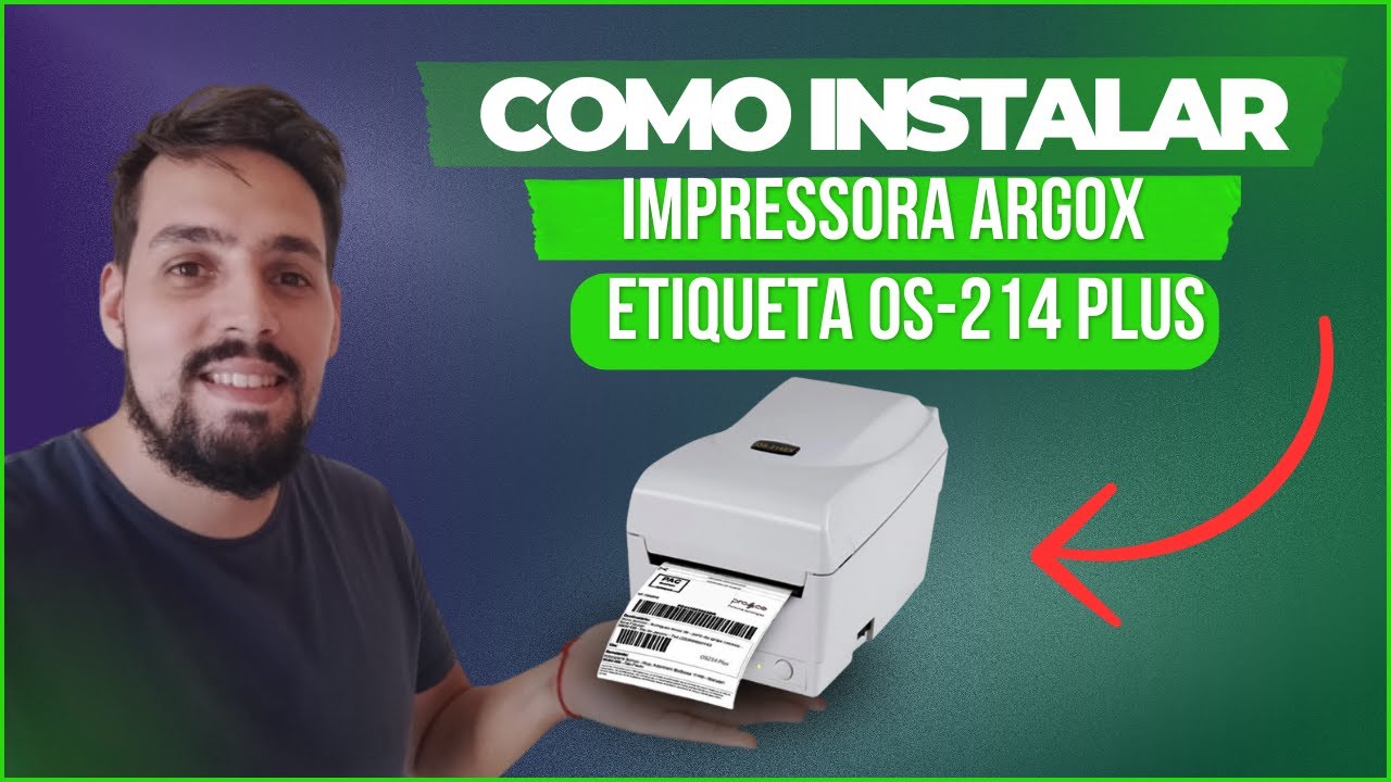 COMO INSTALAR IMPRESSORA ARGOX OS-214PLUS - YouTube