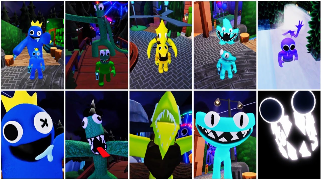 What if i become a rainbow friends chapter 2 all monster Jumpscares # ...