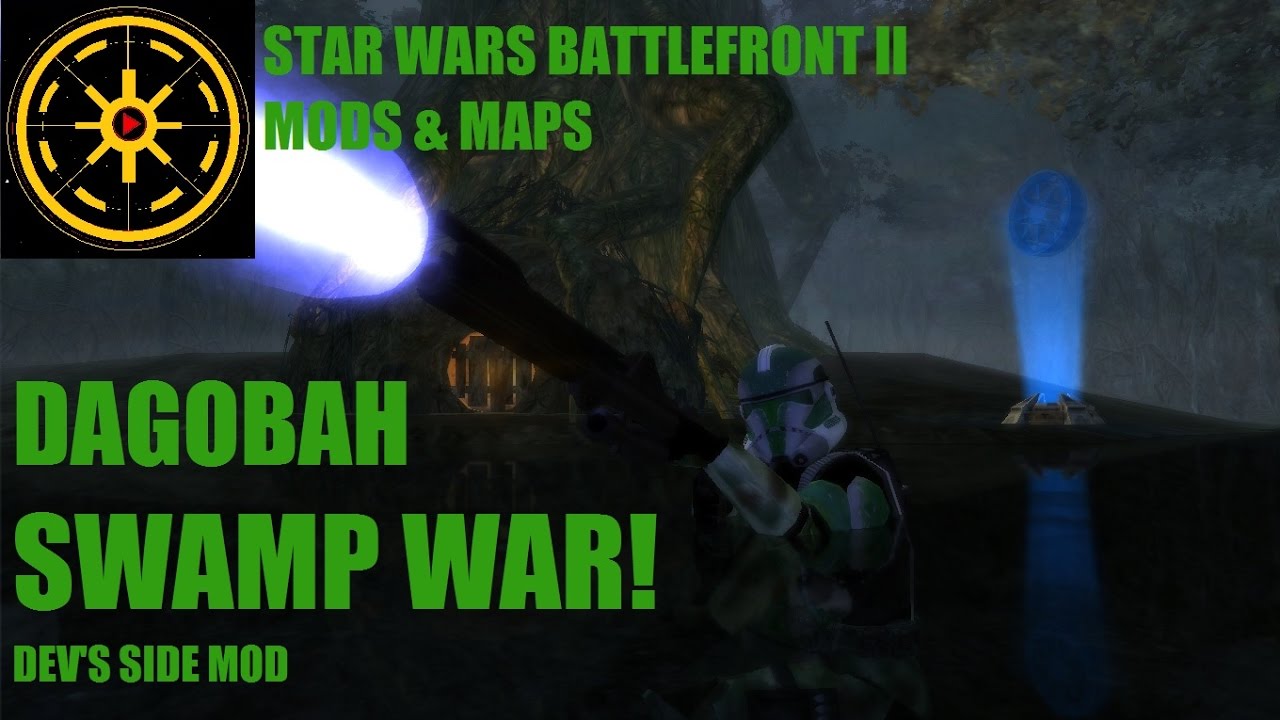 Star Wars Battlefront 2 Mods & Maps: Dagobah (DEV'S SIDE MOD) HD - YouTube