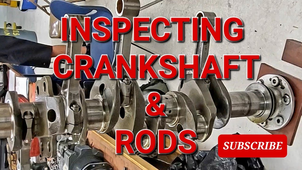 Crankshaft & Connecting Rods Inspection @aircraftbear #Inspection # ...