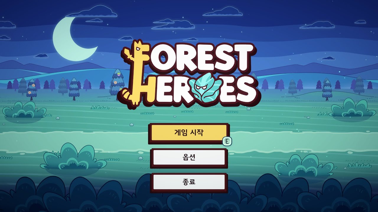 신작 게임 기대작 귀여운 국산 덱빌딩 로그라이크 게임 포레스트 히어로즈 Forest Heroes 플레이 횡스크롤
