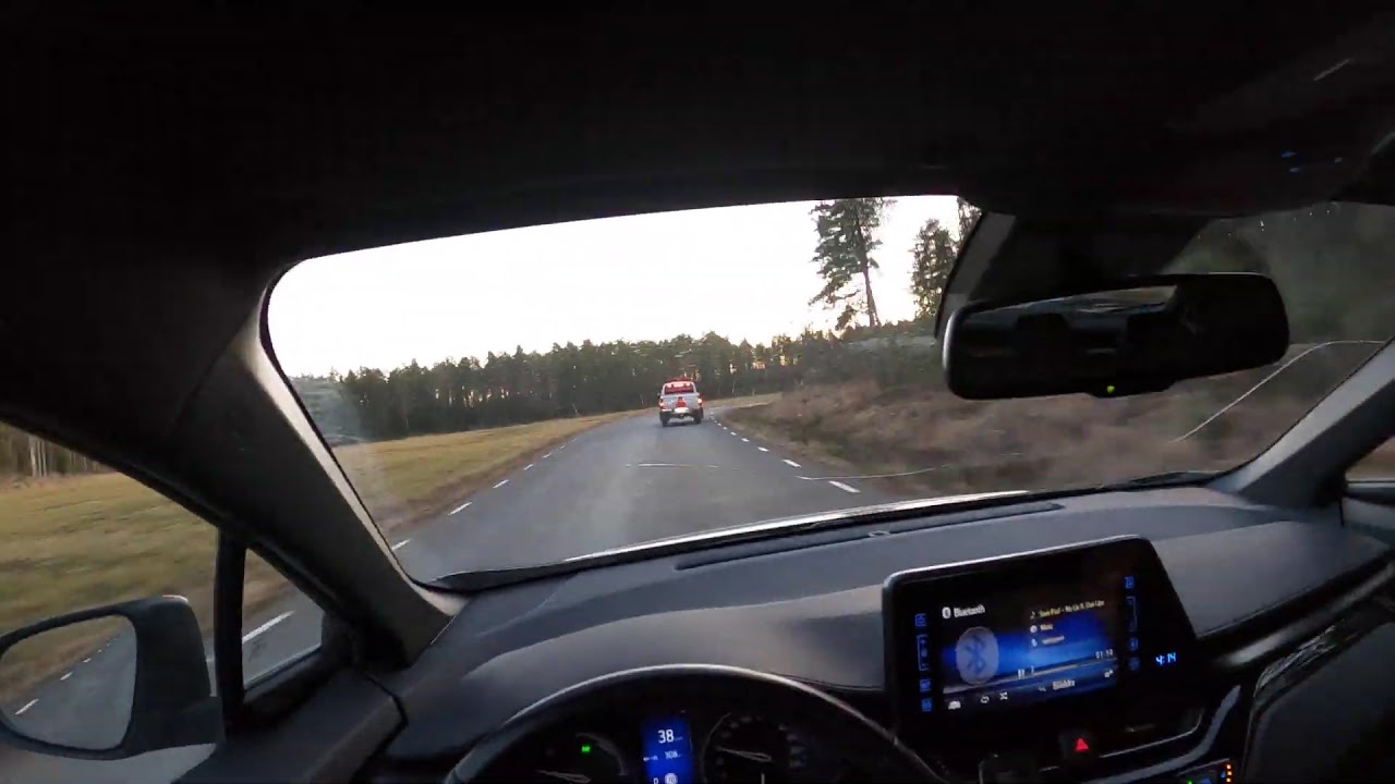 POV driving timelapse using the Gopro Hero 8 Black on small country ...