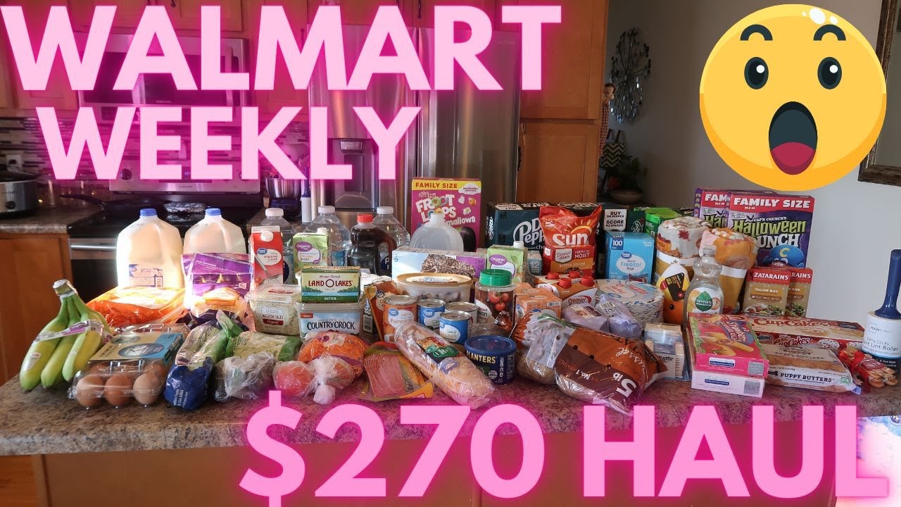$270 BIG WALMART WEEKLY GROCERY HAUL {pickup} 11.7.23 - YouTube