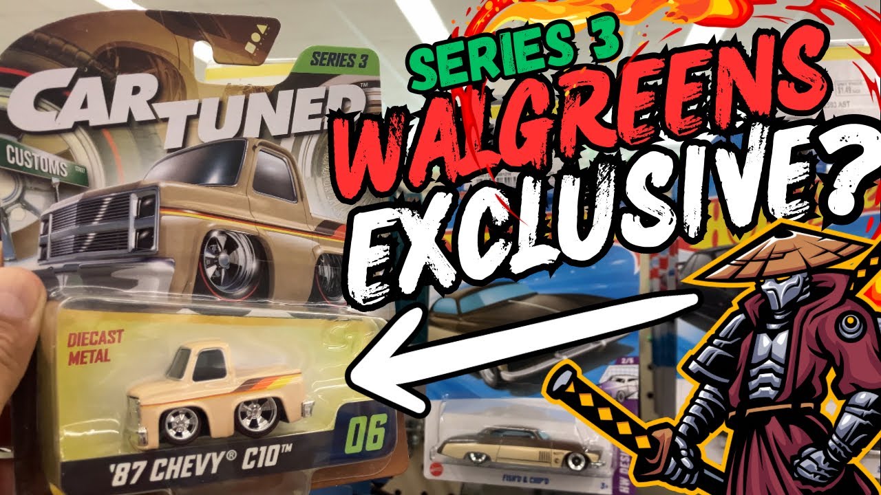 CAR TUNED SERIES 3 WALGREENS EXCLUSIVES???🧐TREASURE HUNT & MORE. - YouTube