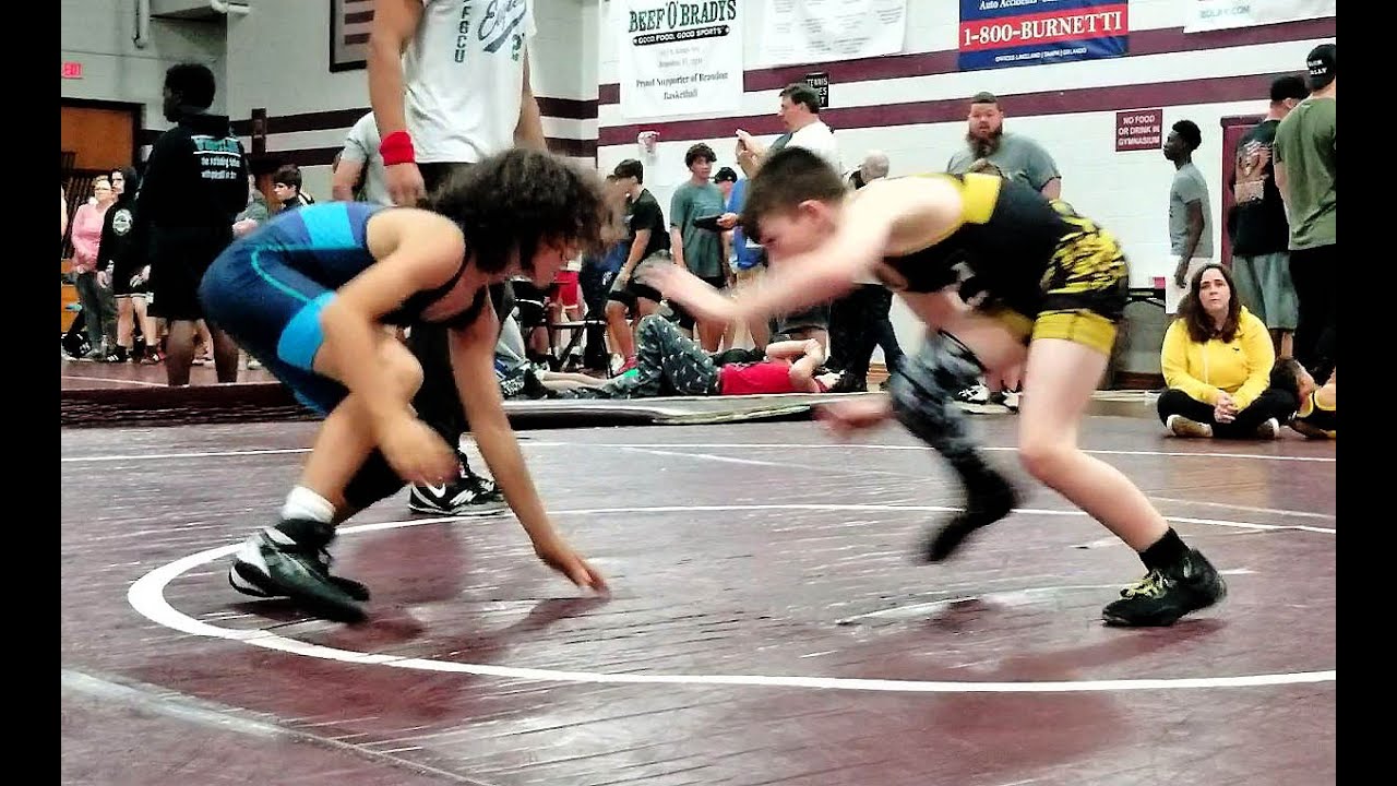 Brandon HS Freestyle Wrestling Match 2 - YouTube