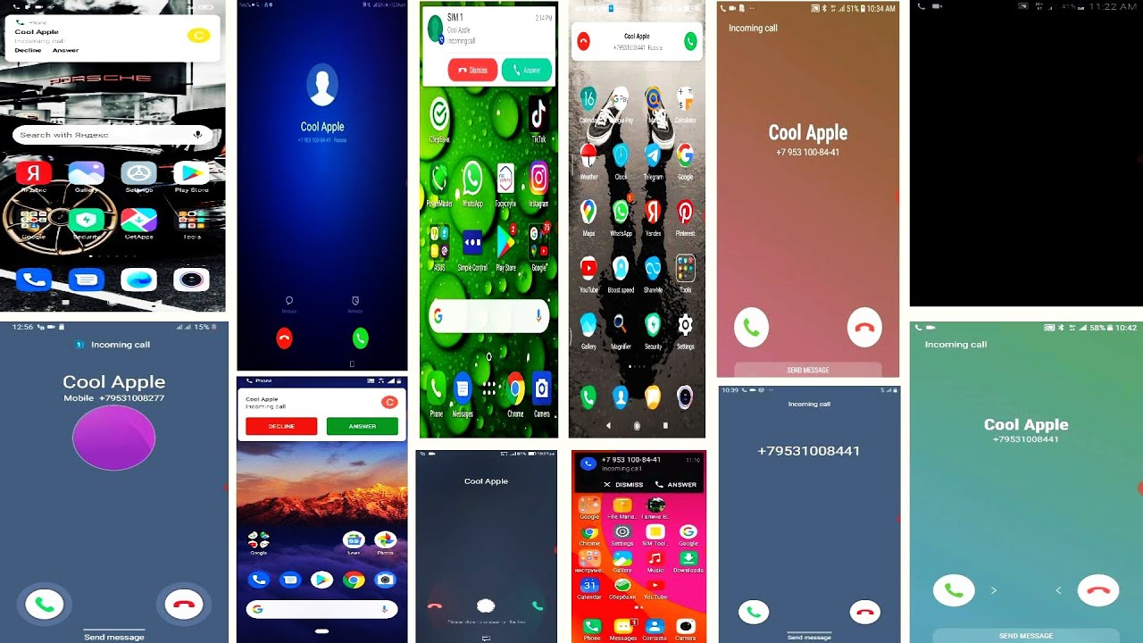 Screen recorder mix #33/ Incoming calls - YouTube