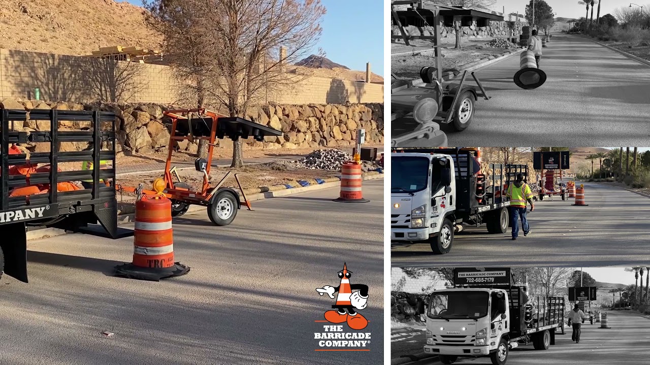 The Barricade Co Traffic Control Setup - YouTube