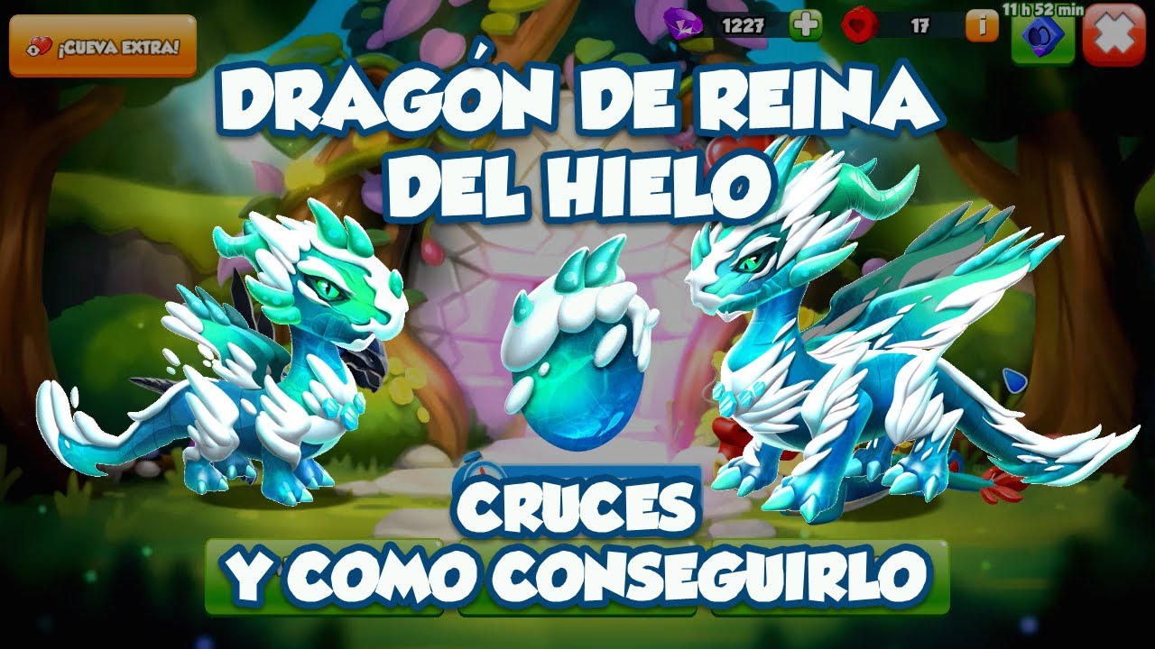Dragón de Reina del Hielo (Ice Queen), cruces y como conseguirlo ⭐ ...