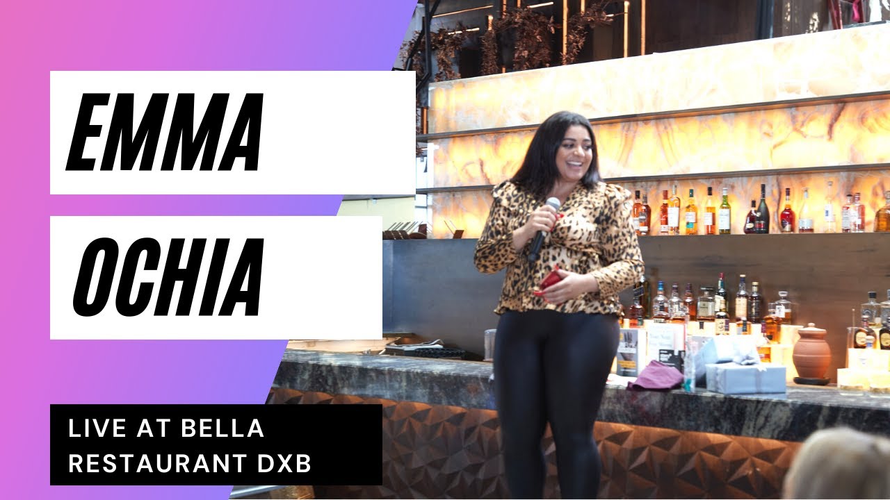 Emma Ochia Singing Live at Bella restaurant in Dubai - YouTube