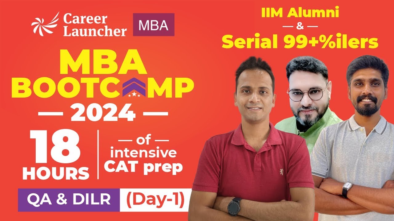 Complete DILR & QA Revision for MBA Exams | MBA Bootcamp Day-1 | CAT ...