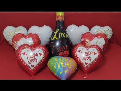 FUN SATISFYING UNBOXING LOT'S OF MYLAR BALLOON BLOWING । SATISFYING VIDEO 