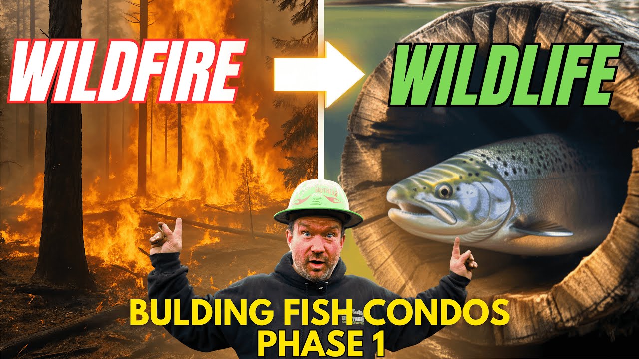 WILDFIRE to WILDLIFE | Hauling Logs for Fish Habitat Restoration in the ...