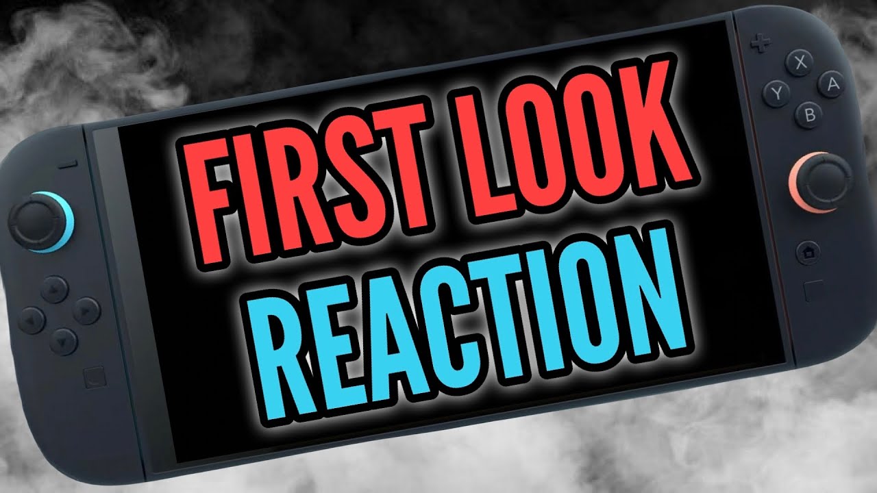 Nintendo Switch 2 FIRST LOOK Reaction! - YouTube