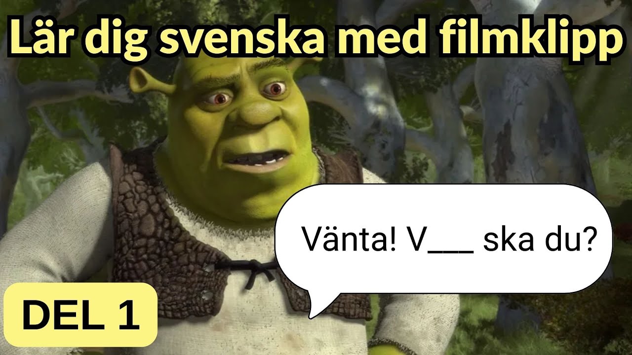 Lär dig svenska med filmklipp | 6 Viktiga fraser (Del 1) - YouTube