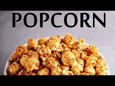 How to make crispy and crunchy POPCORN #homemade POPCORN #sweet POPCORN ...