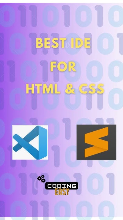Best IDE for web developers | best IDE for Javascript | best IDE for html & css | CodingEasy ...