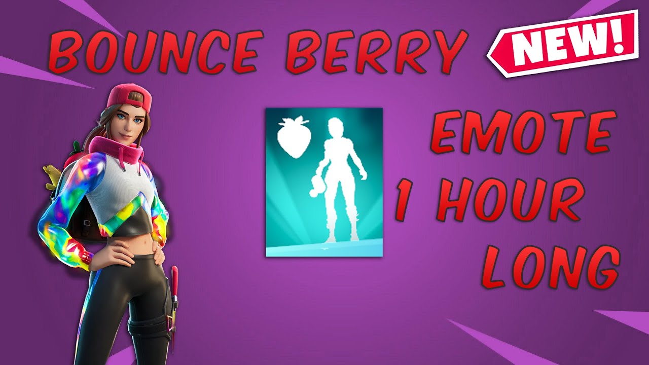 *NEW* Fortnite LoserFruit Does The Berry Bounce Emote For 1 Hour ...