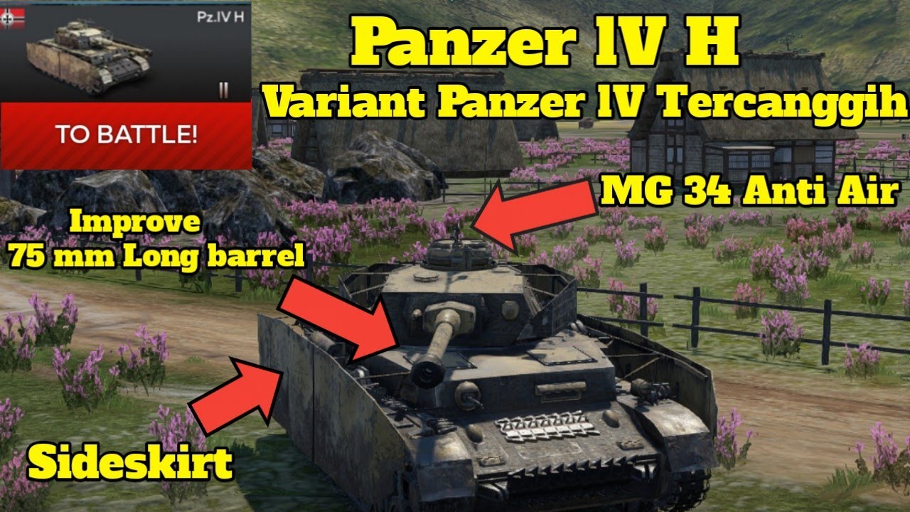 Review & Gameplay Panzer IV H / War thunder mobile Indonesia - YouTube