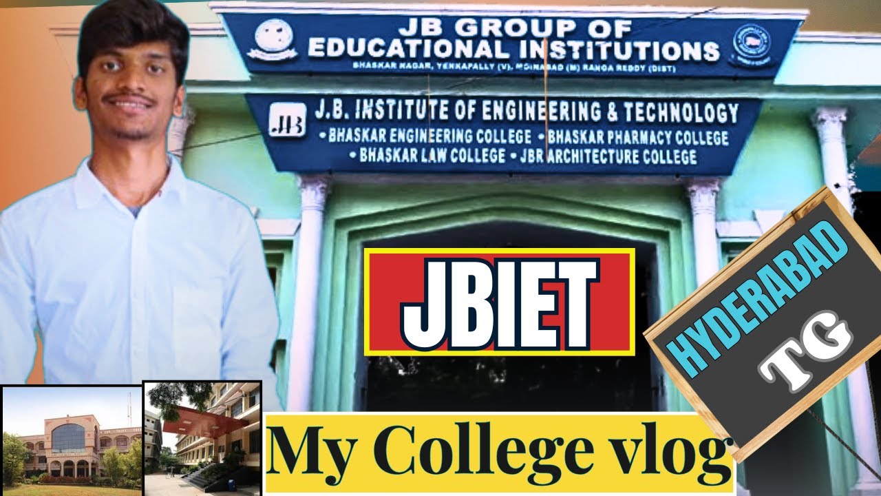 JBIET College Vlog 2025 - Hyderabad | Complete Campus Tour,cutoffs ...