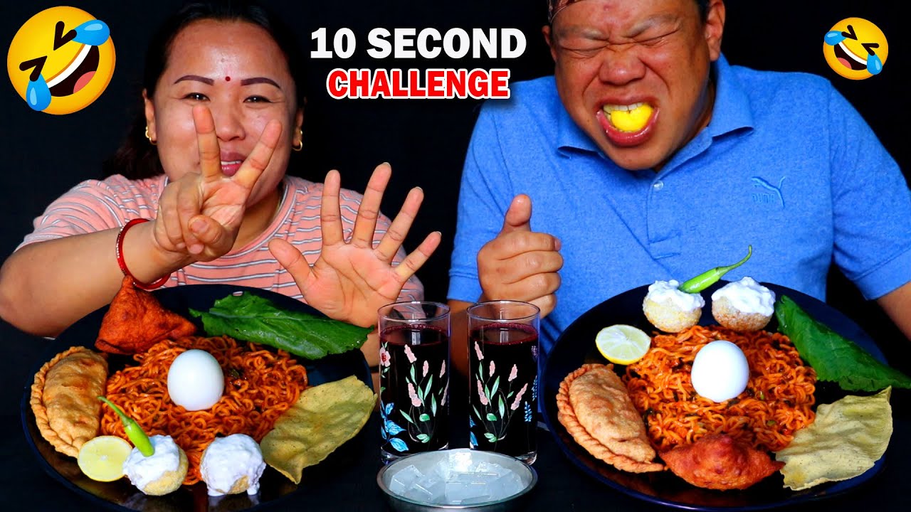 10 SECOND CHALLENGE 🔥🤣 @GANGAOFFICIAL @tham_thapa - YouTube
