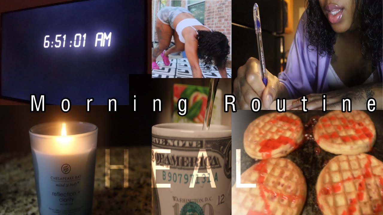 healing * Morning Routine * tea + affirmations + journaling + breakfast ...