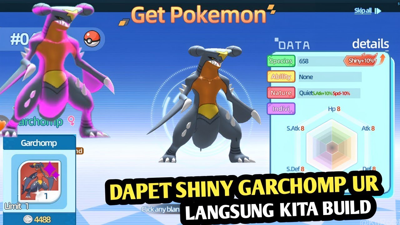 🔥🔥AKHIRNYA DAPET UR GARCHOMP LANGSUNG KITA BUILD ⭐ 5 & DYNAMAX LV 3 ...