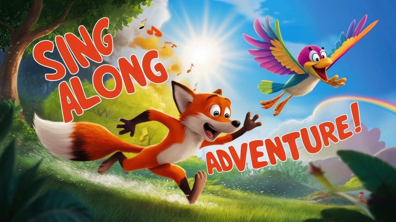 Fox and Bird Adventure Song! 🎶 | Fun Sing-Along Cartoon for Kids ...