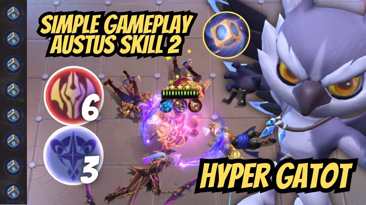 Simple gameplay austus skill 2 hyper gatotkaca rune tight budget 🔥 ...