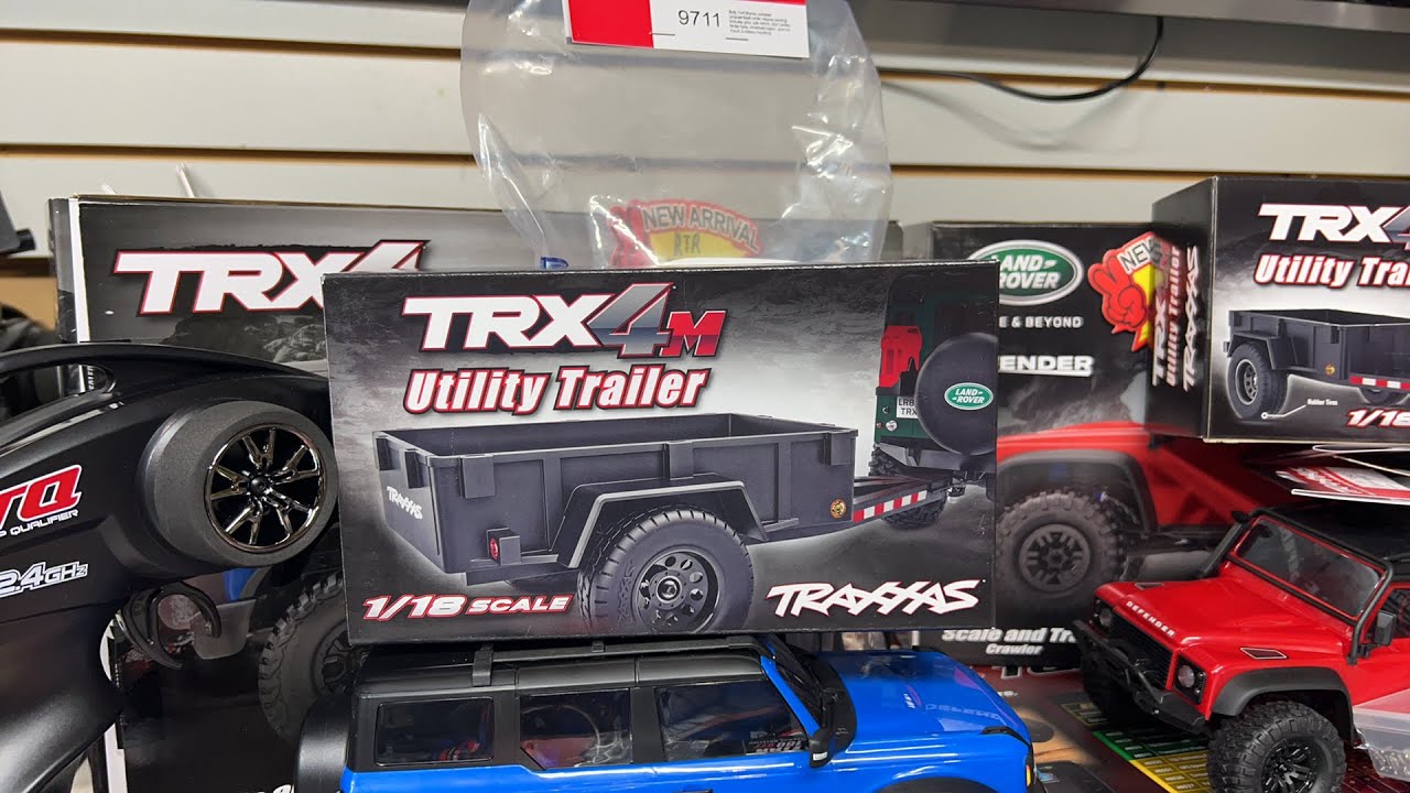 TRAXXAS TRX4M UTILITY TRAILER UNBOXING - YouTube