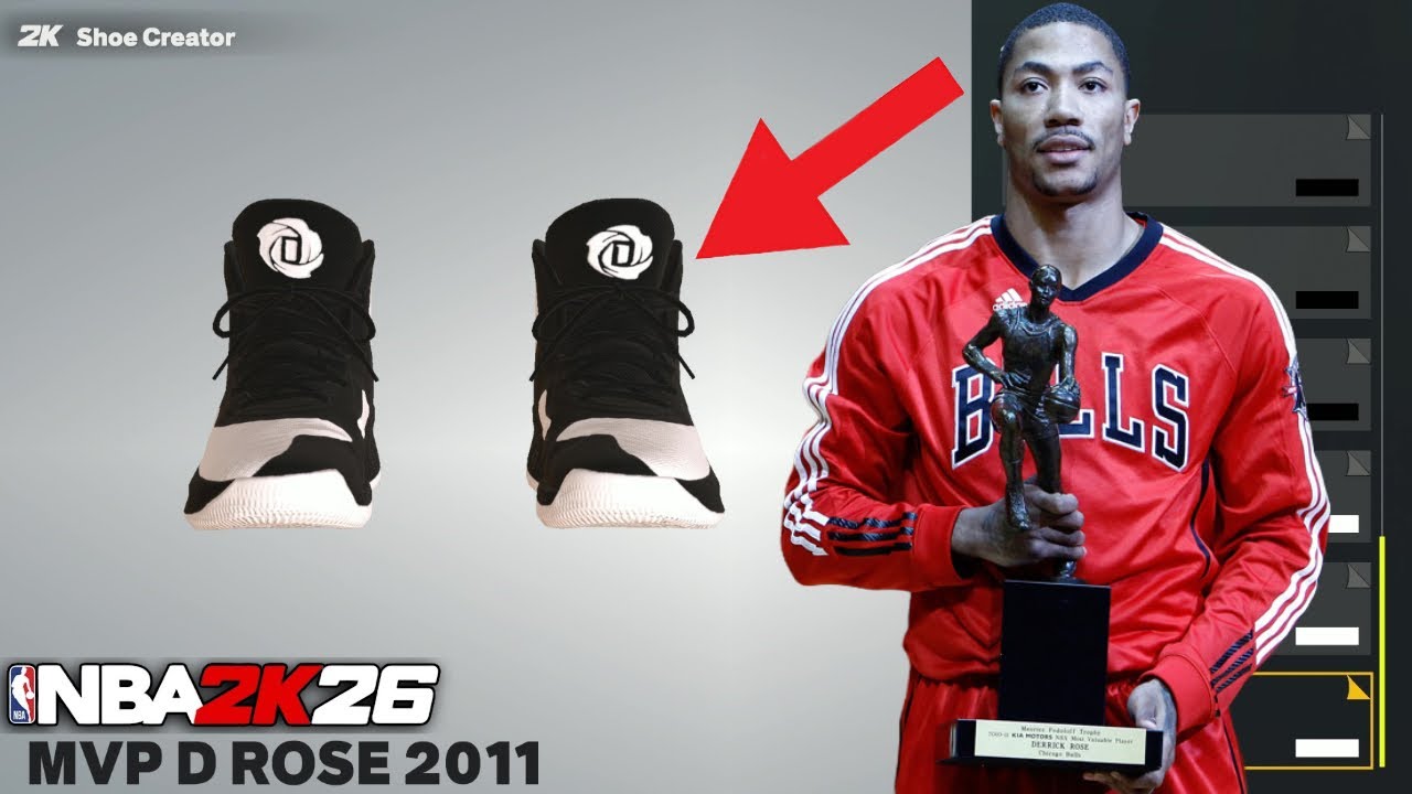SHOE CREATOR DERRICK ROSE BUILD NBA 2K26 - YouTube